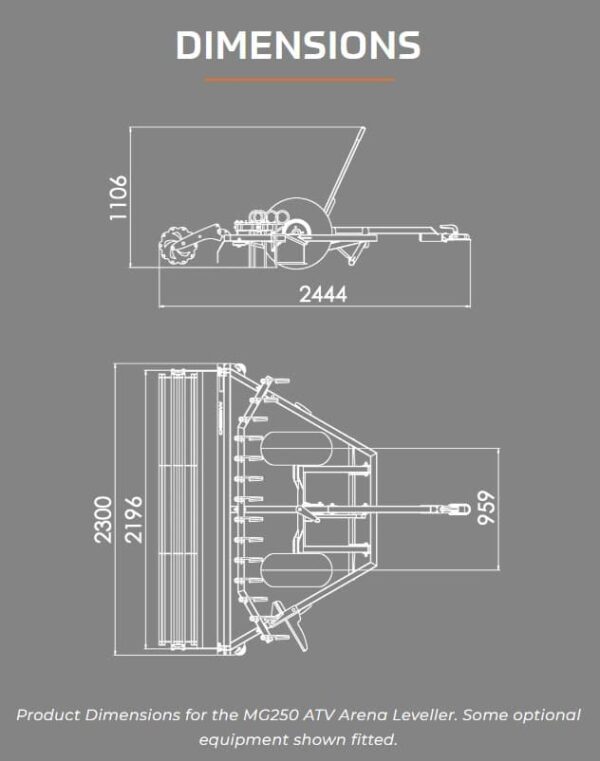 MG250 Arena Leveller | Scrase Farms